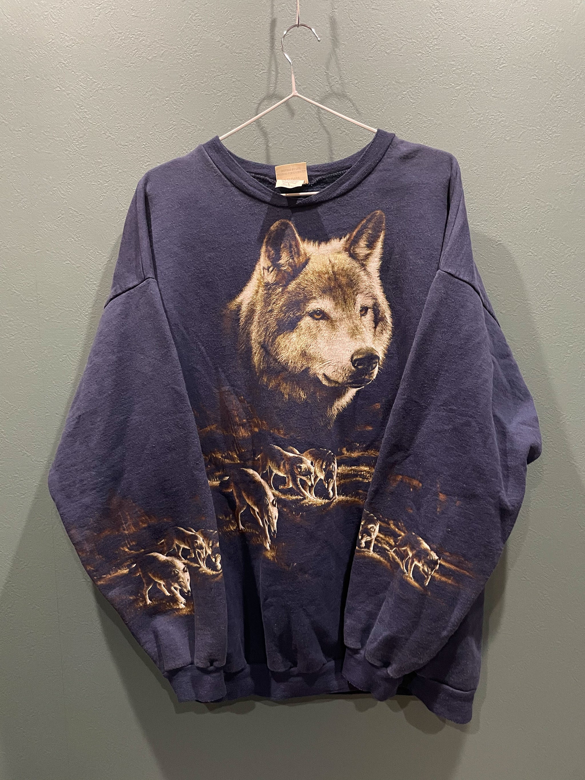 WOLFプリント Sweat – ixcalli WOLFプリント Sweat – ixcalli